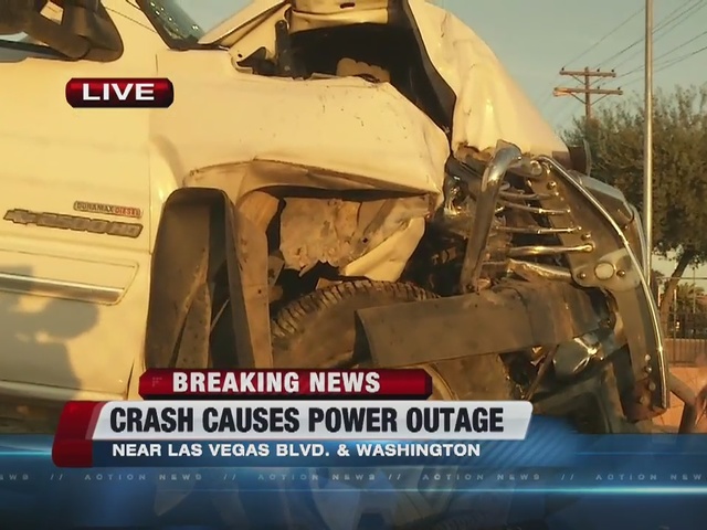 Crash Causes Power Outage