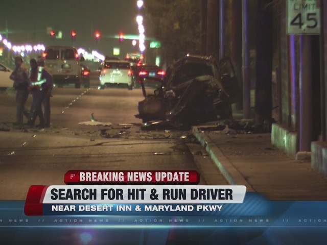 2 hurt in hit-and-run crash on Desert Inn