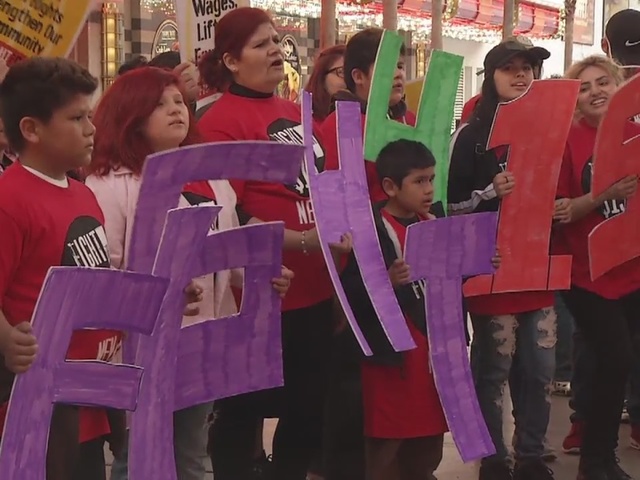 Fight for $15 protests happening in Las Vegas