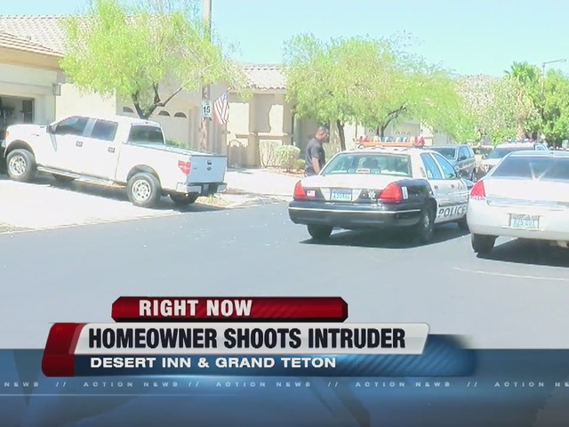 Man shoots bedroom intruder on Tuesday morning