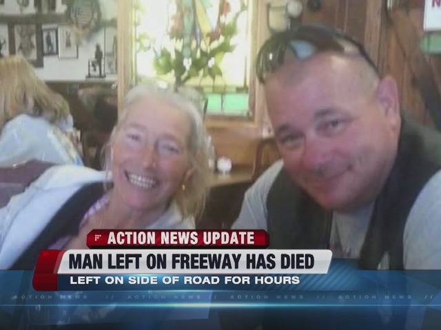 Man dies after being found on side of road