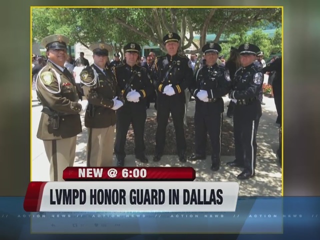 LVMPD Honor Guard travels to Dallas