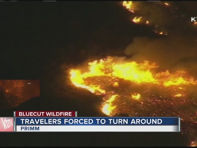 Blue Cut wildfire burns up to 30k acres