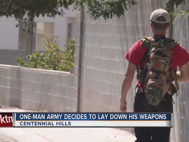 UPDATE: Armed civilian will drop weapon