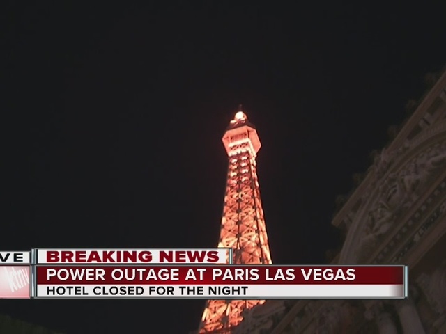 UPDATE: Power fully restored to Paris Las Vegas