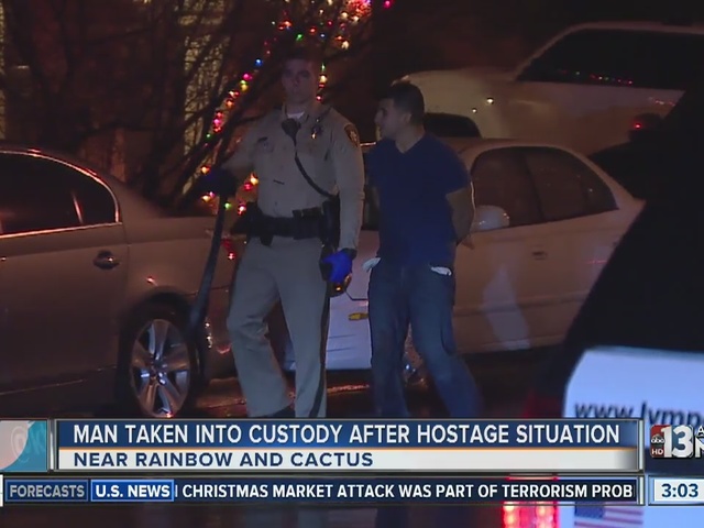 Man holds several people hostage early Thursday
