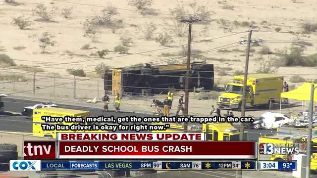 Witnesses and others talk about deadly crash involving school bus