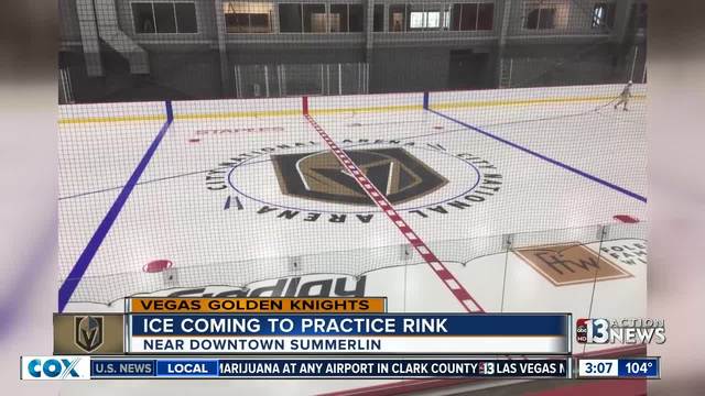 Vegas Golden Knights' practice rink gets ice - KTNV.com Las Vegas