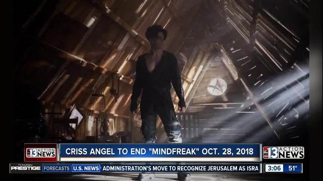 Criss Angel's 'Mindfreak Live!' will end its Las Vegas run in October ...