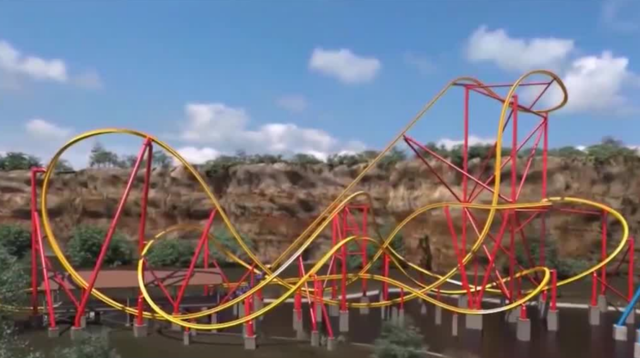 Wonder Woman roller coaster opens at Six Flags - KTNV.com Las Vegas