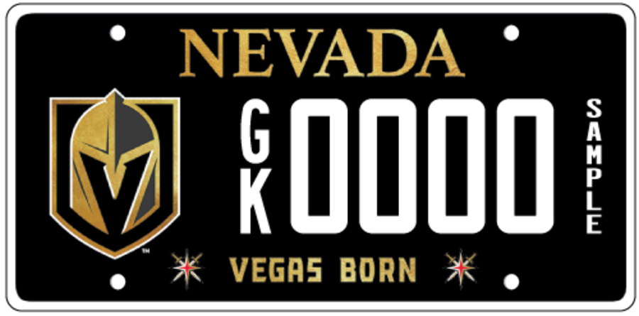 Nevada DMV releases Vegas Golden Knights license plate - KTNV.com Las Vegas